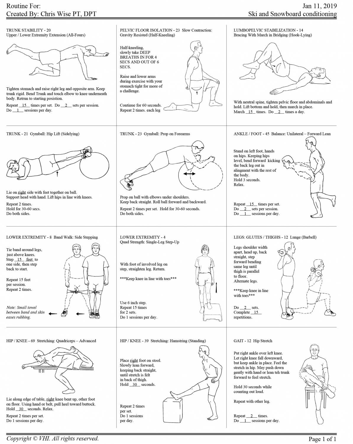 Exercises to Help You Stay Safe on the Slopes - West Michigan Orthopaedics